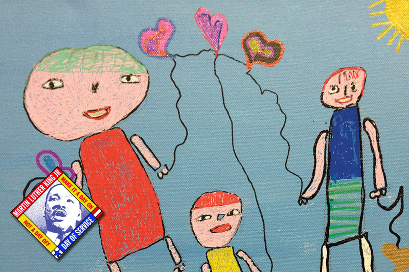 Art for peace and equality – A MLK Day of Service project