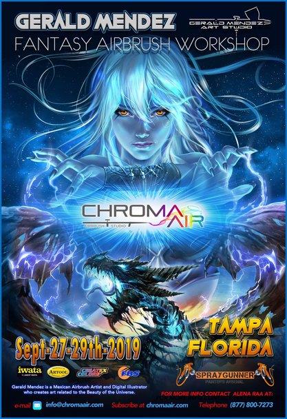 Chroma Air Art Studio To Host Gerald Mendez Fantasy Art Workshop In