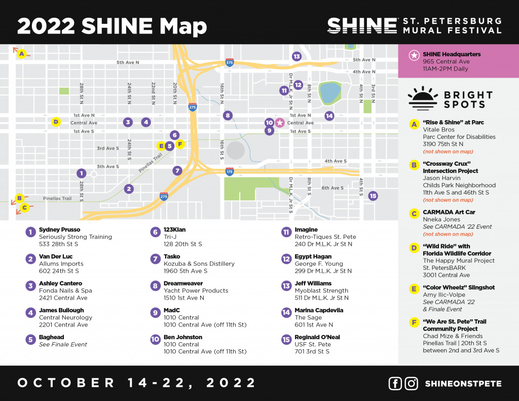 Shine St. Pete Mural Fest 2022 is underway!