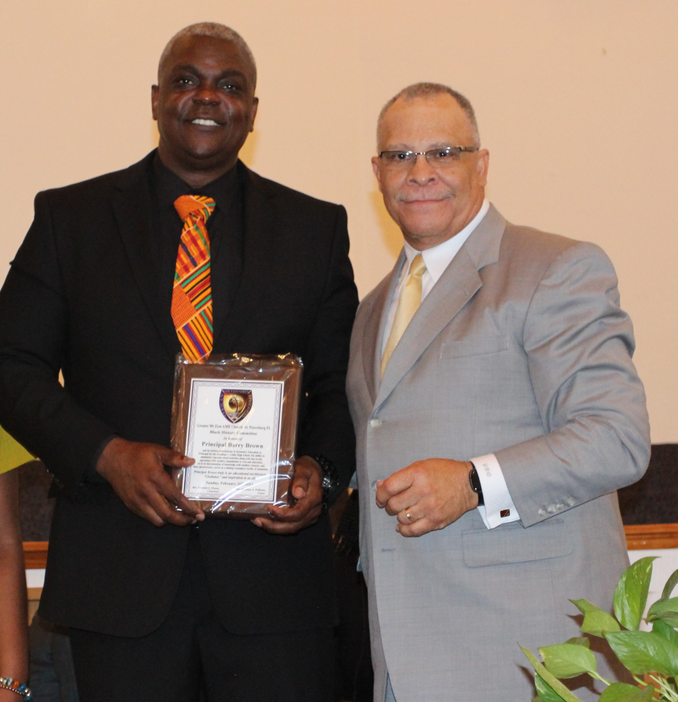 Principal Barry Brown uses his life’s story to teach others